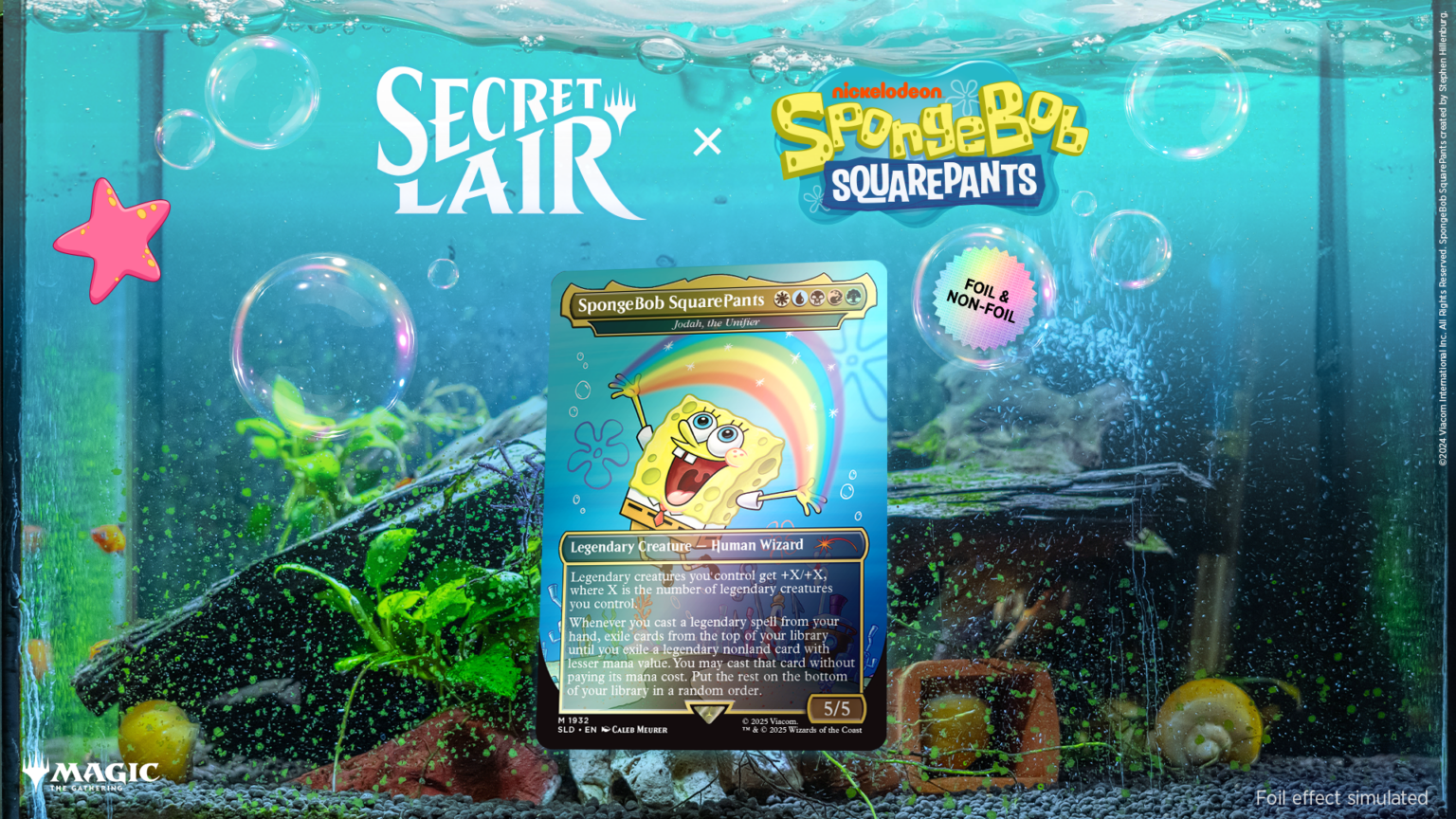 Secret Lair x SpongeBob SquarePants Cards - Magic: The Gathering